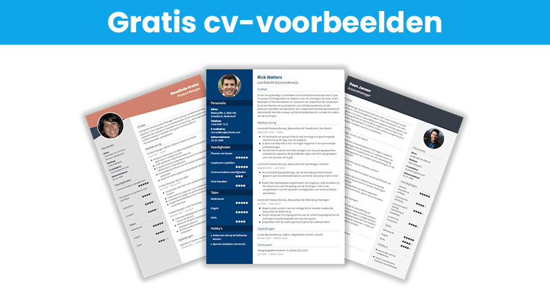 50+ gratis cv-voorbeelden en schrijfgidsen